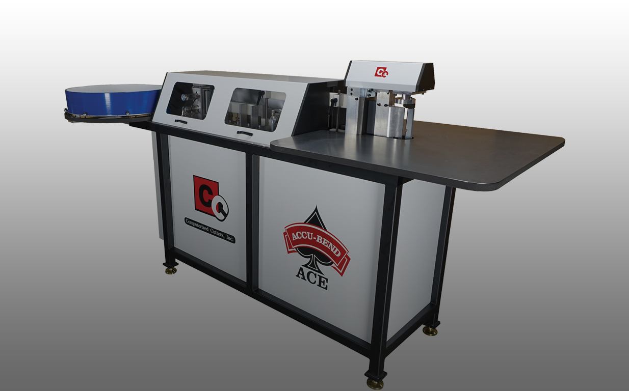 Computerized Cutters, Accu-Bend channel letter bender, and routers